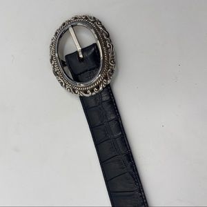 Accessories | Vintage Womens Reversible Belt Black Brown Buckle | Poshmark